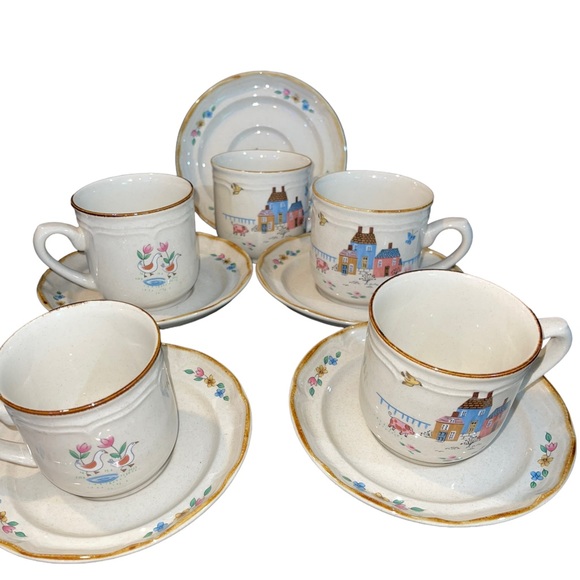 Vintage | Dining | Vintage International Heartland Mug And Saucer Japan ...